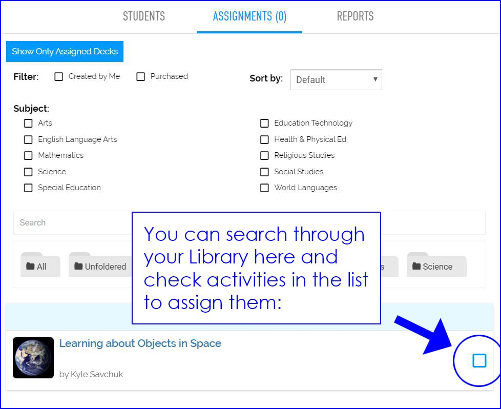 Assign Boom Cards in Google Classroom